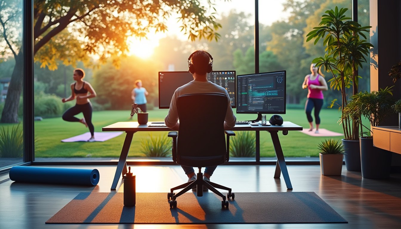 Santé au travail : le télétravail et ses effets sur notre activité physique